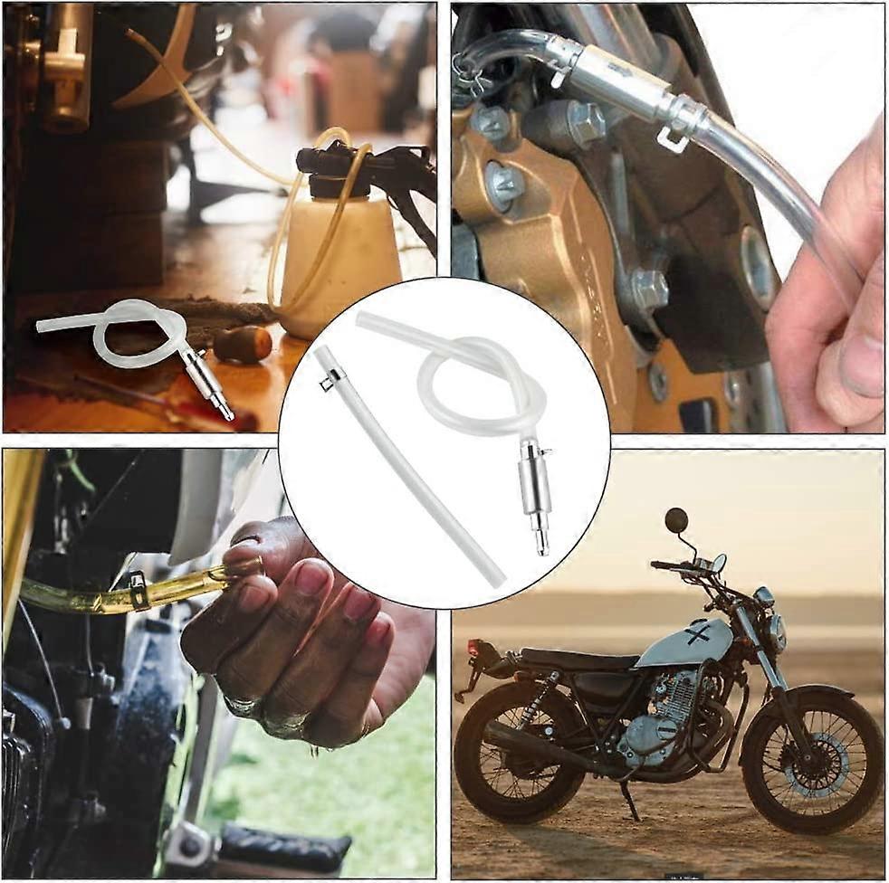 Motorcycle Brake Bleeder Kit Aluminum and PVC Syringe Motorcycle Brake ...