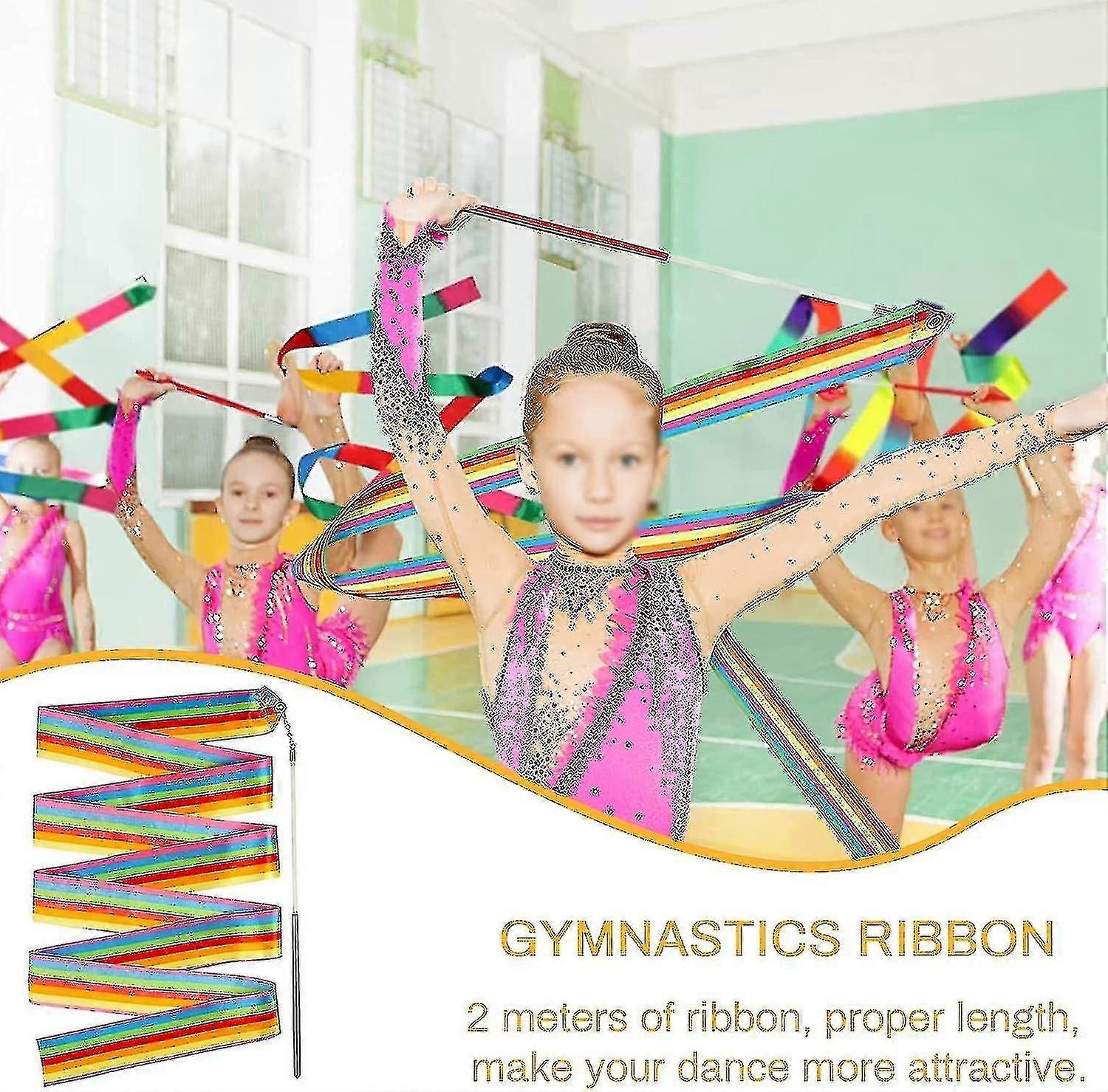 Rhythmic Streamer Band For Rhythmic Gymnastics Children Dance Band ...
