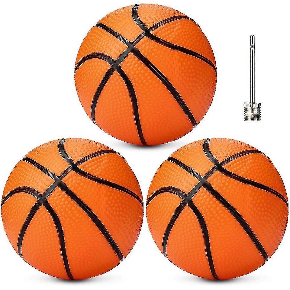 3 Packs 7 Inch Inflatable Mini Basketballs Replacement Basketballs ...