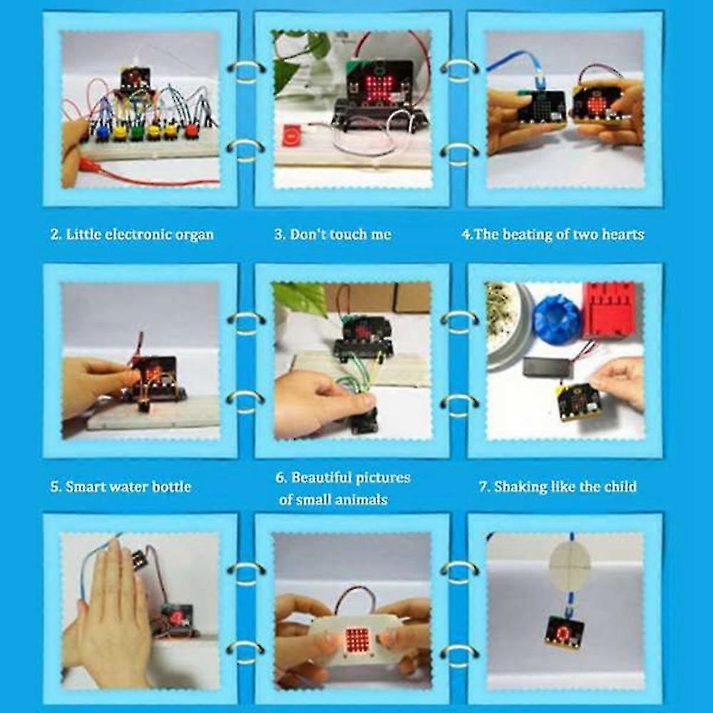 Bbc Microbit Go Start Kit With Microbit Bbc Io V2.0 Expansion Board Diy Projects Programmable ...