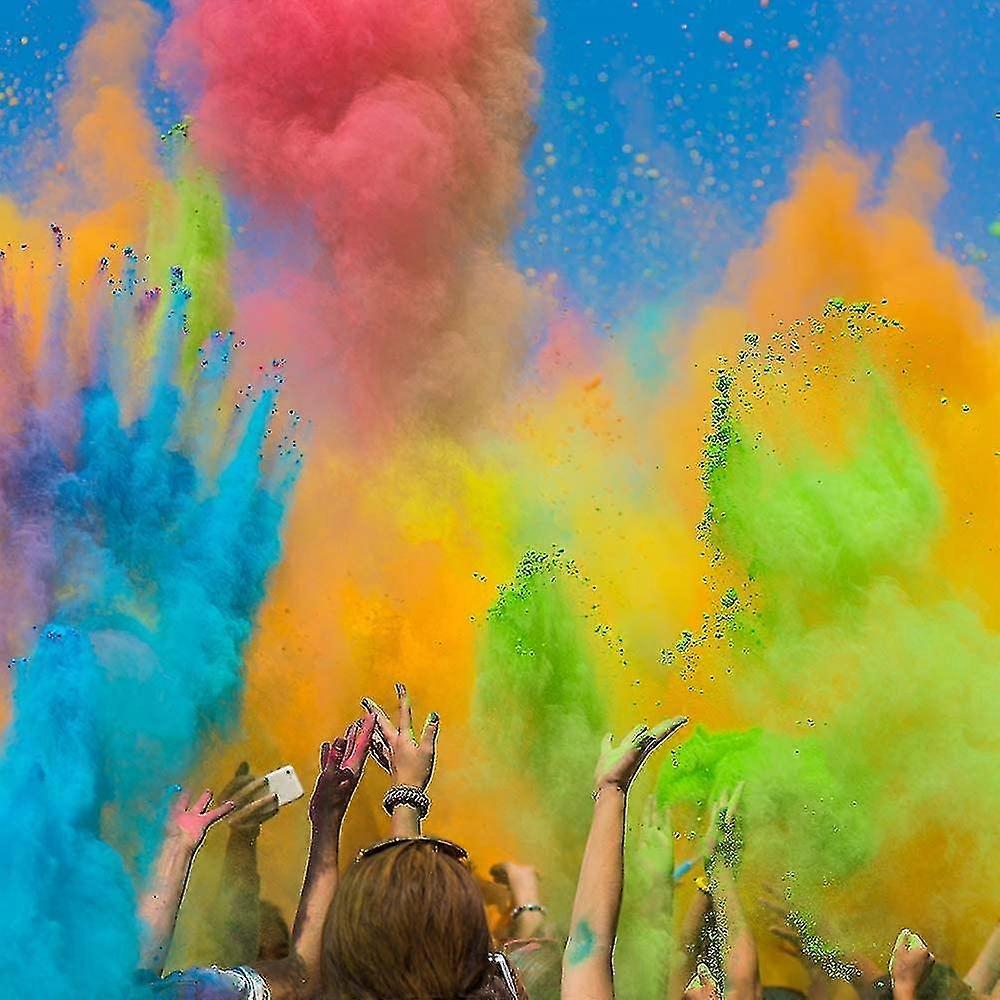 Kryc Holi Color Powder Festivals Celebrations Parties 6 Colors Set ...