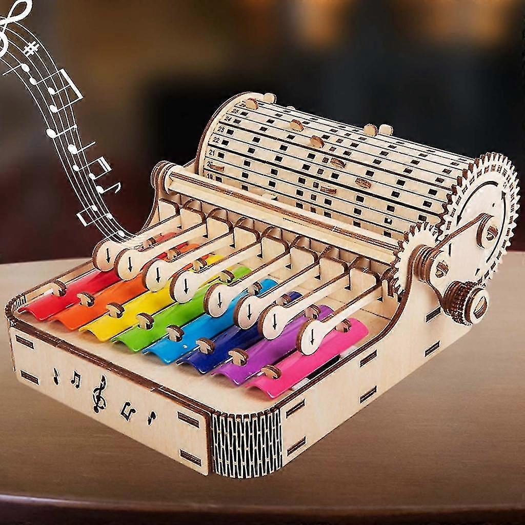 Hand Crank Xylophone Orff Percussion Rhythm Device For Preschool ...
