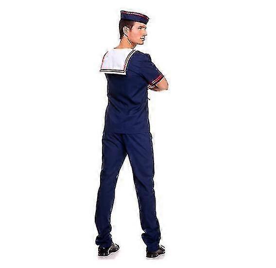 Sailor Marine Military Seaman Uniform Mens Costume | Fruugo UK