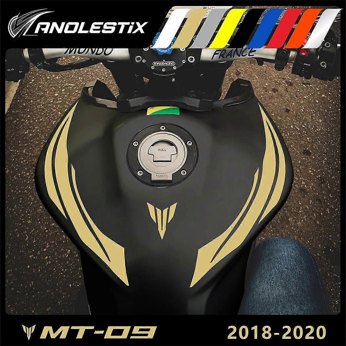 AnoleStix Reflective Vinyl Motorcycle Stickers New Tank Curve Decals ...