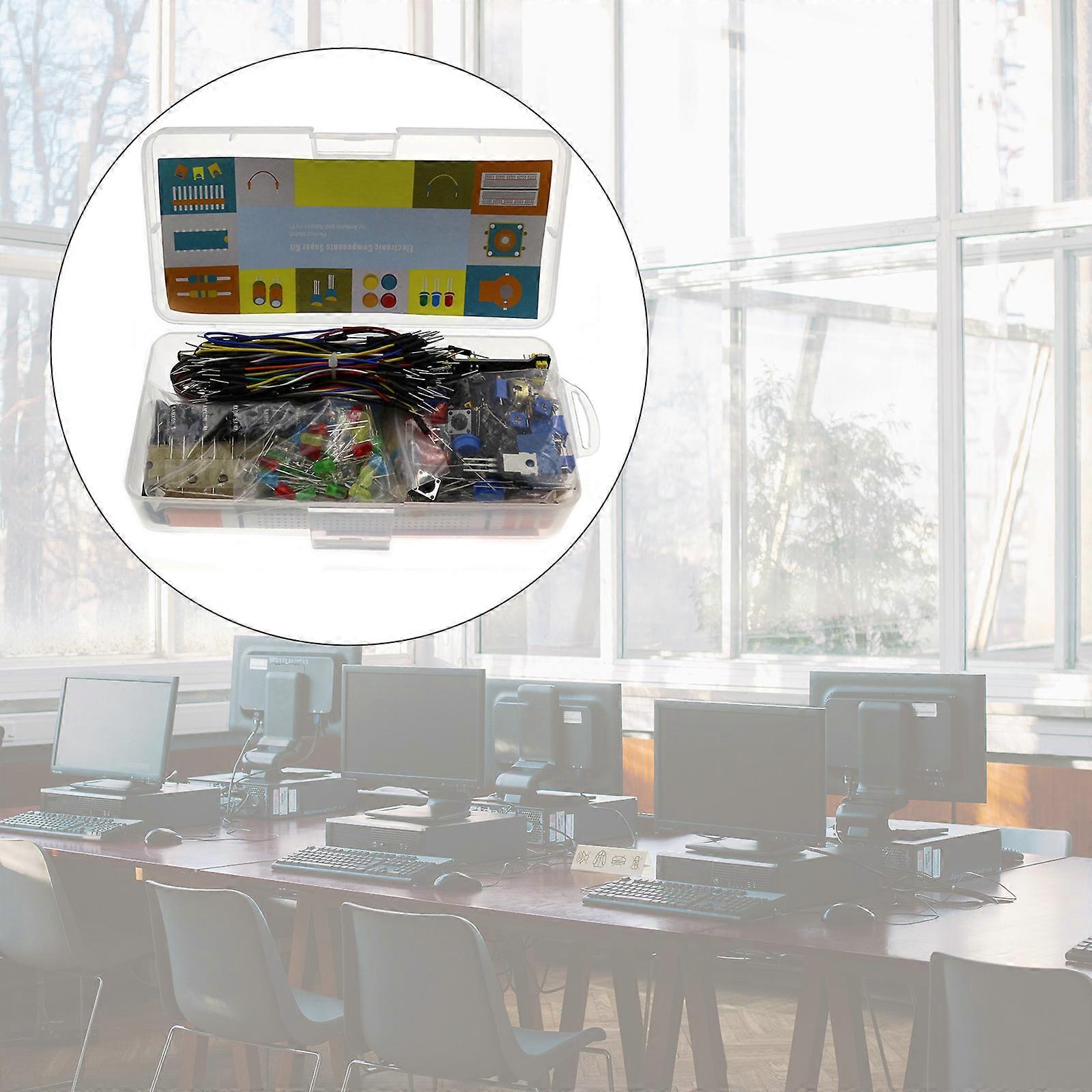 Upgraded Basic Electronics Component Starter Kit with Led Resistors ...