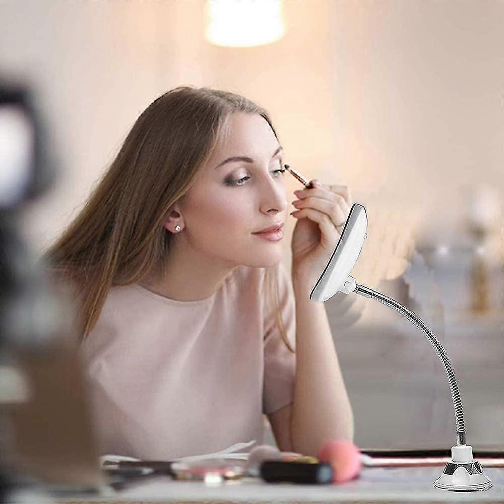 Magnifying Mirror, 10x Led Lighted Illuminated Mirror With Strong ...