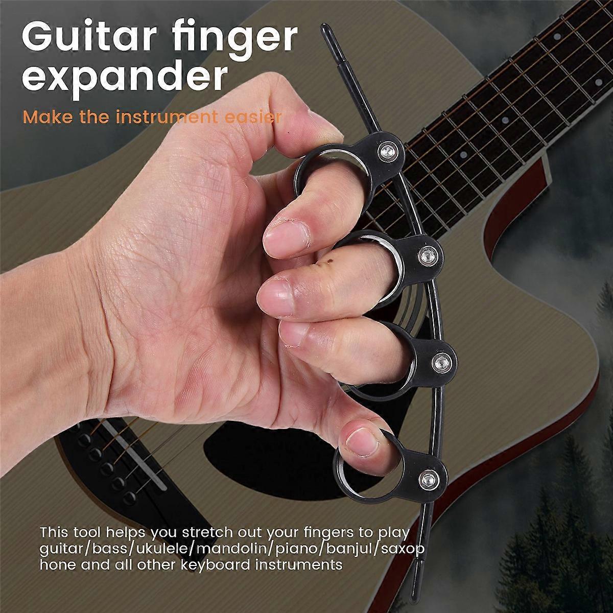 Guitar Finger Expander Finger Stretcher Finger Trainers Trainer Tool for Guitar Bass Ukuleles ...