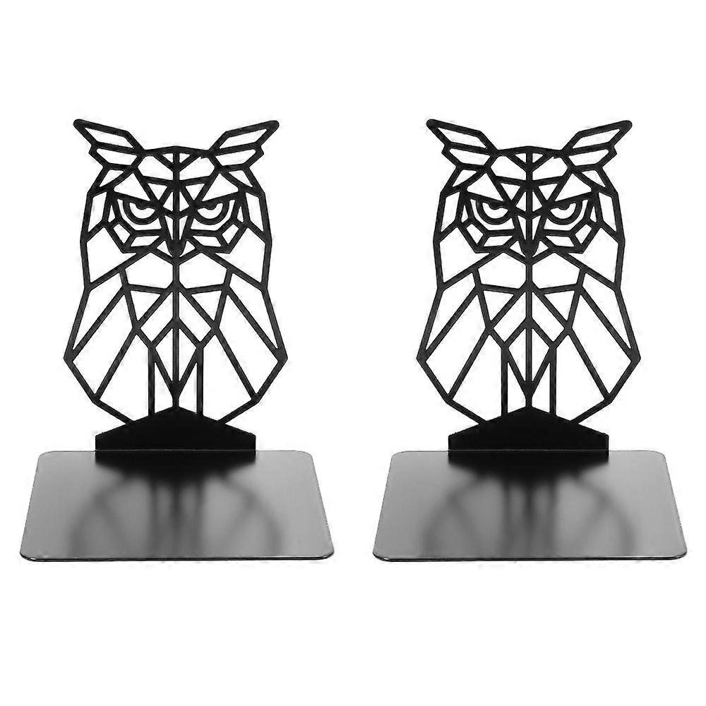 Two-piece metal bookend set, sturdy and durable | Fruugo UK