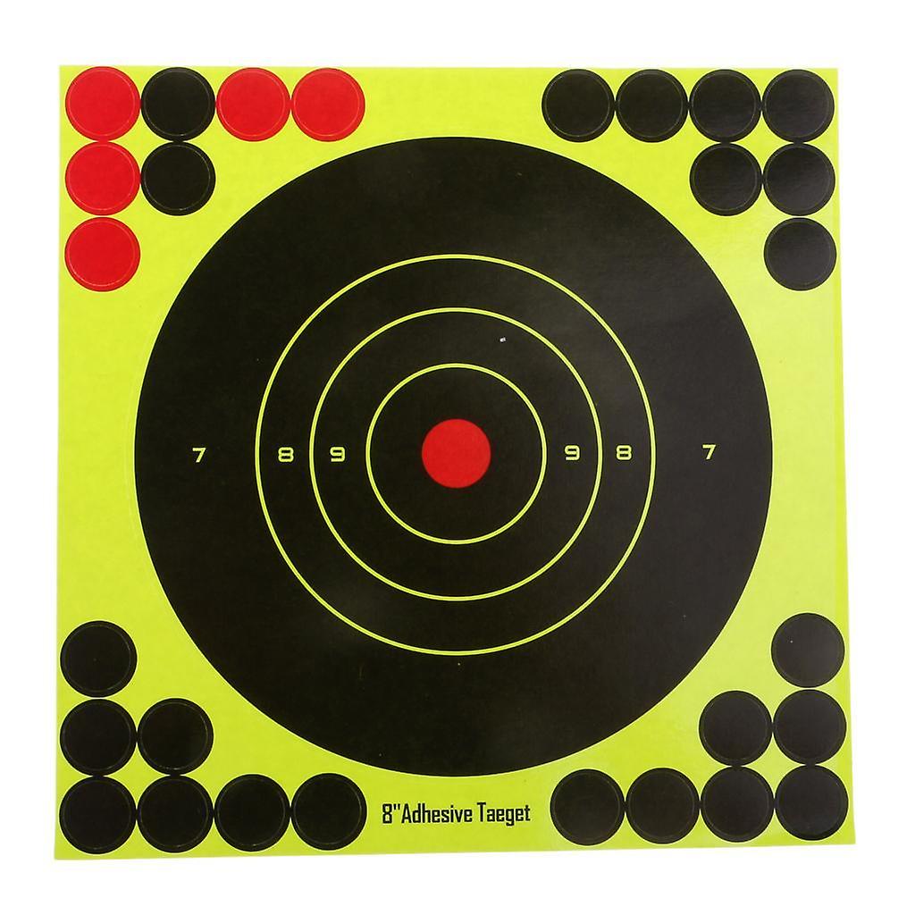 10pcs Shooting Target Paper Adhesive Splatter Sticker Reactive Shots ...