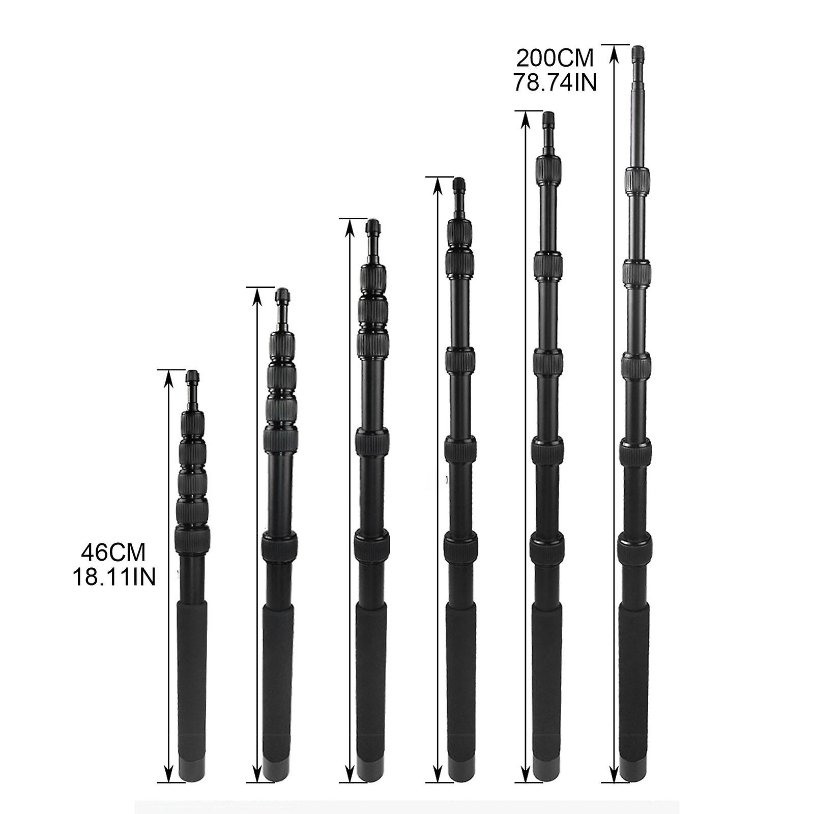 Telescoping Microphone Boom Pole Adjustable Telescoping Extension Pole ...