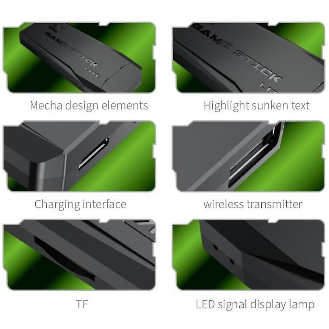 64g Hd 4k Portable Video Game Console With 2 2.4g Wireless Controllers ...