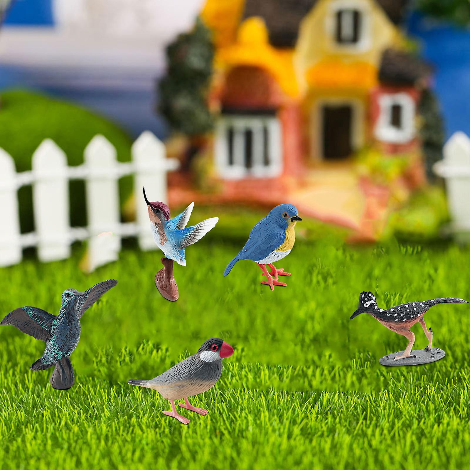 Realistic Bird Figurine Roadrunner Mannikin Hummingbird Robin Model ...