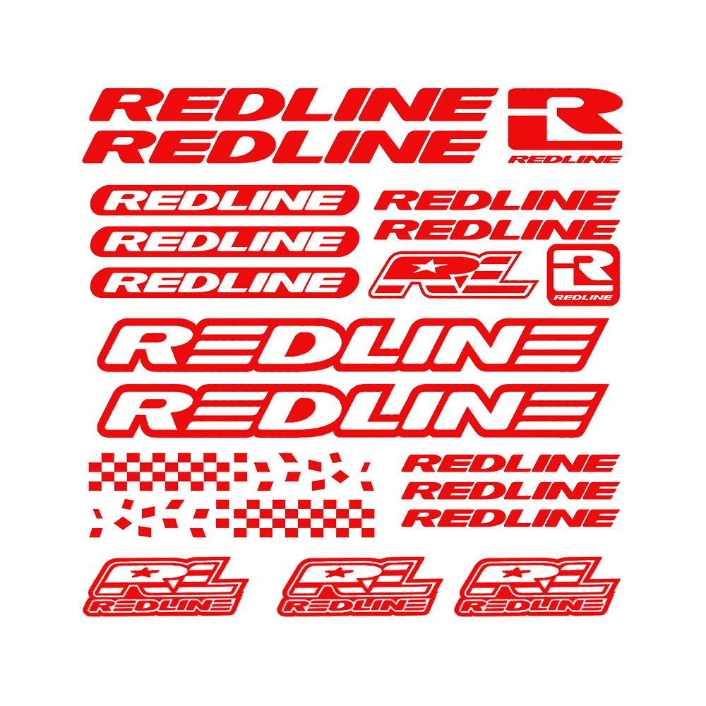 For REDLINE Stickers Decals Bicycles Bikes Cycles Frames Forks Mountain ...