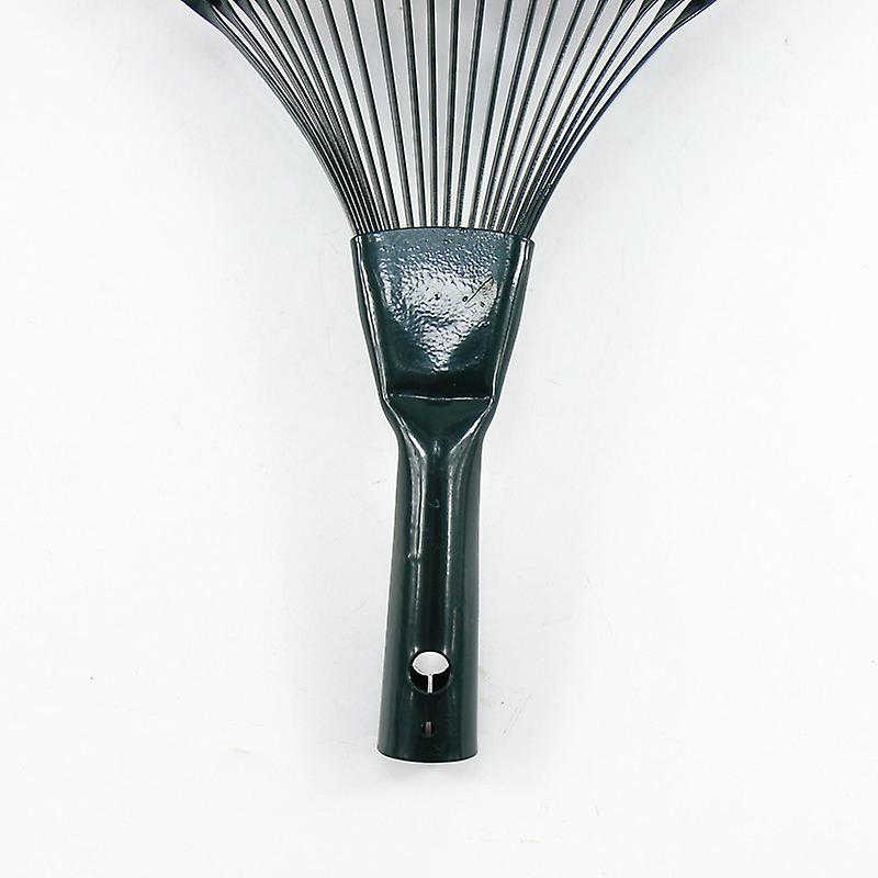 Grass rake 22 teeth rake wooden handle dead leaf rake steel wire grass ...