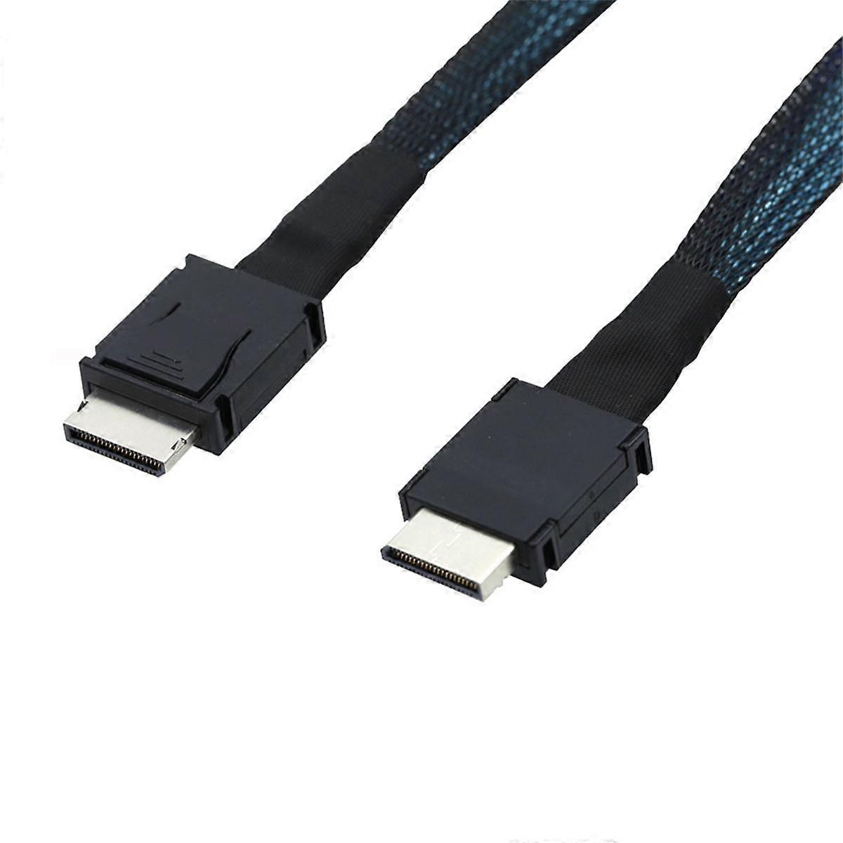 PCIE Oculink SFF 8611 4I to MINI SAS SFF-8611 4I Server Super Speed Cable Data Extension Cable ...