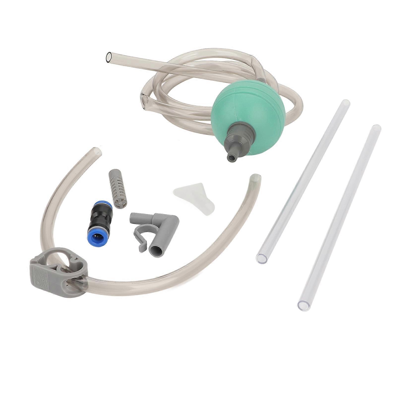 Fish Tank Siphon Cleaner Adjustable Water Flow Mini Manual Aquarium ...