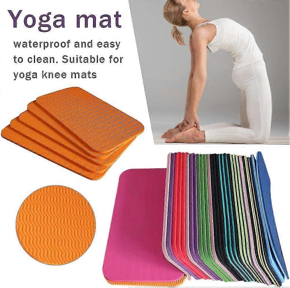 Exercise Mat Yoga Knee And Elbow Pad 6mm Thick Mini Mat Cushion ...