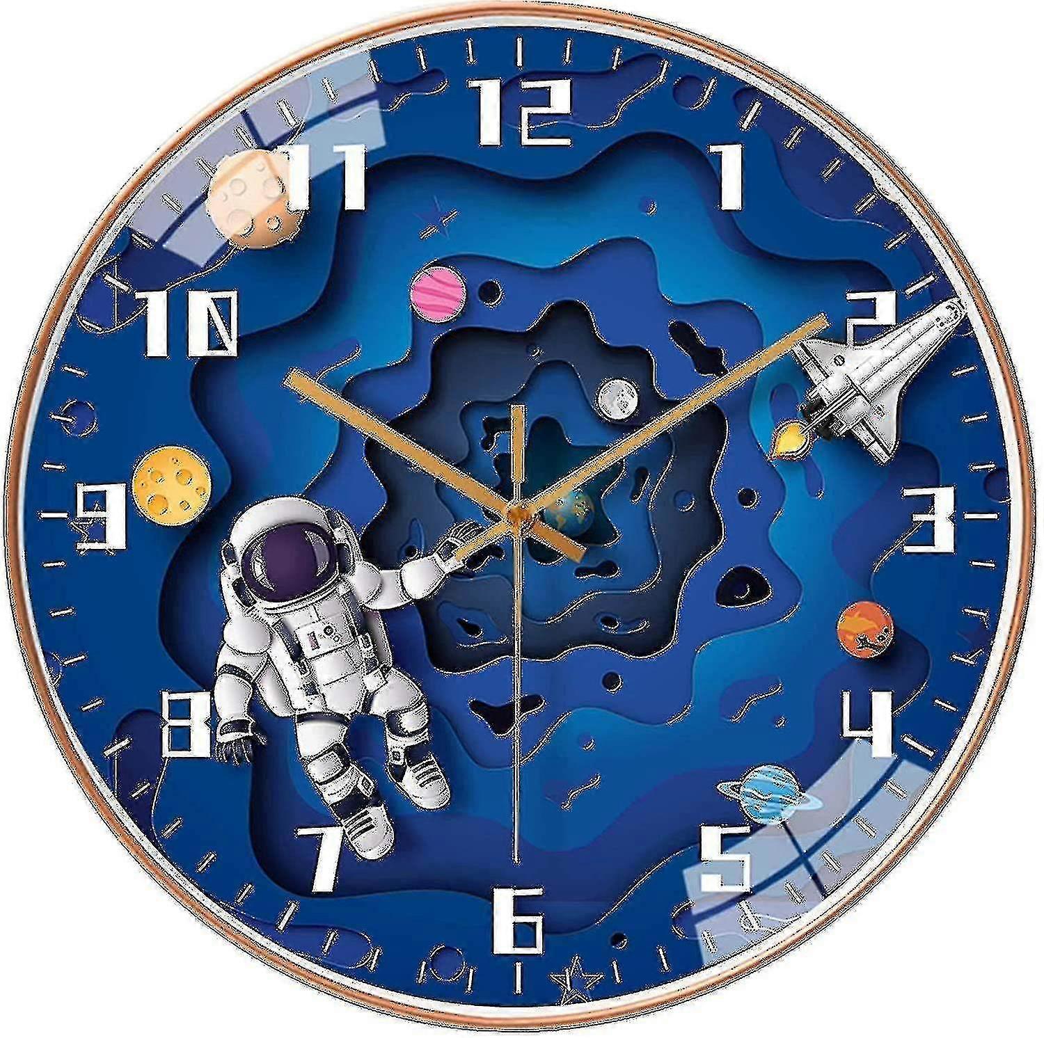 Children's Room Wall Clock, Silent Living Room, Creative Universe ...