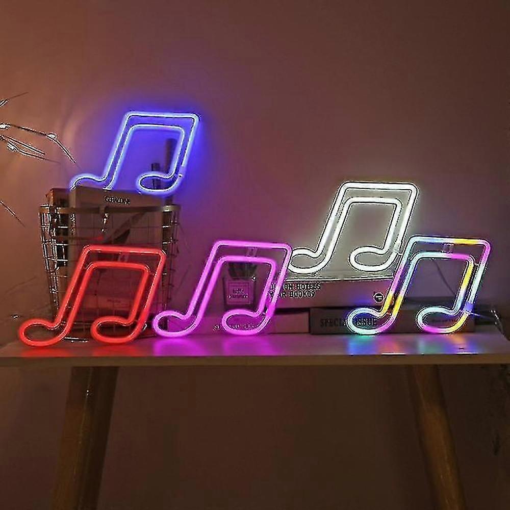 Musical Note Neon Light Modeling Lighting Room Decoration Lights ...