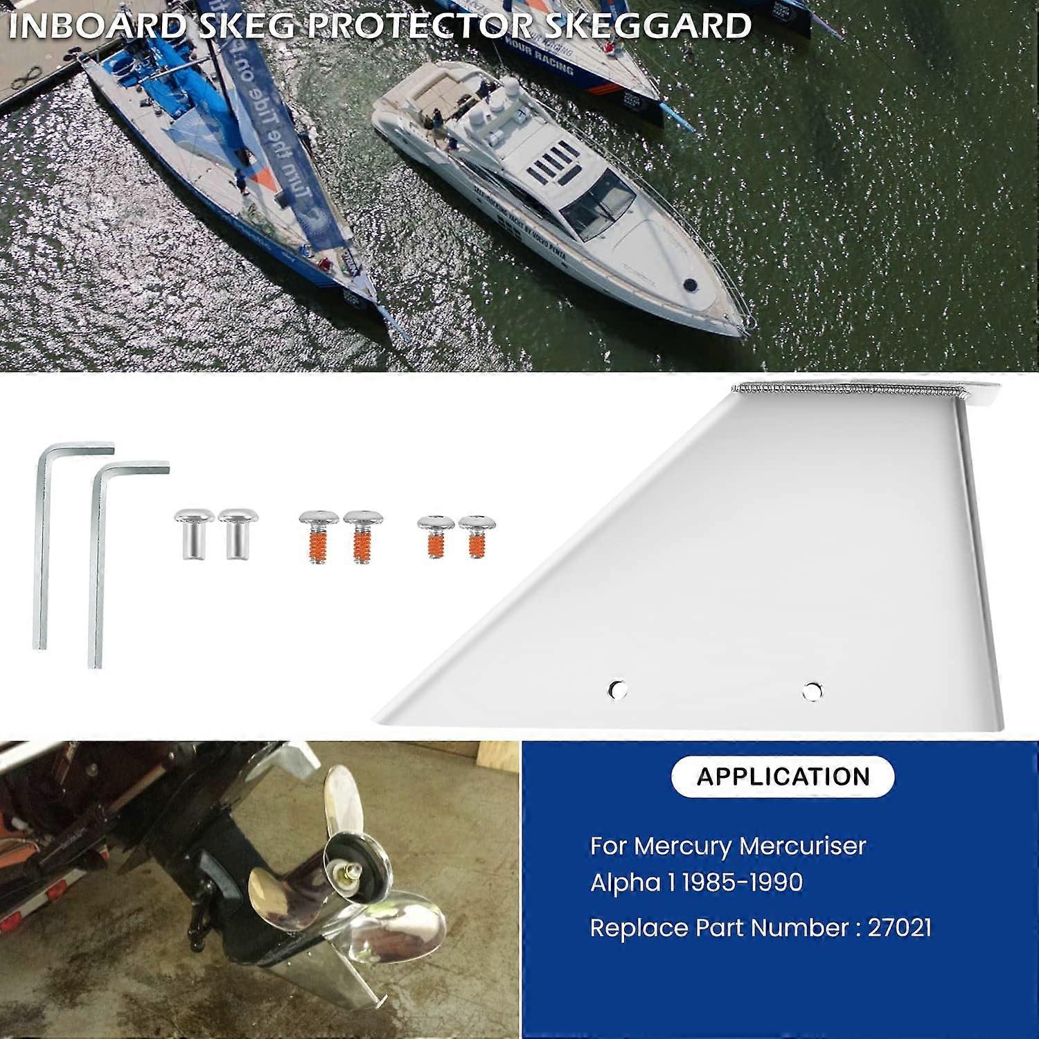 27021 Skeg Guard Protector Safe-Skeg for Mercury Mercuriser Alpha 1 ...