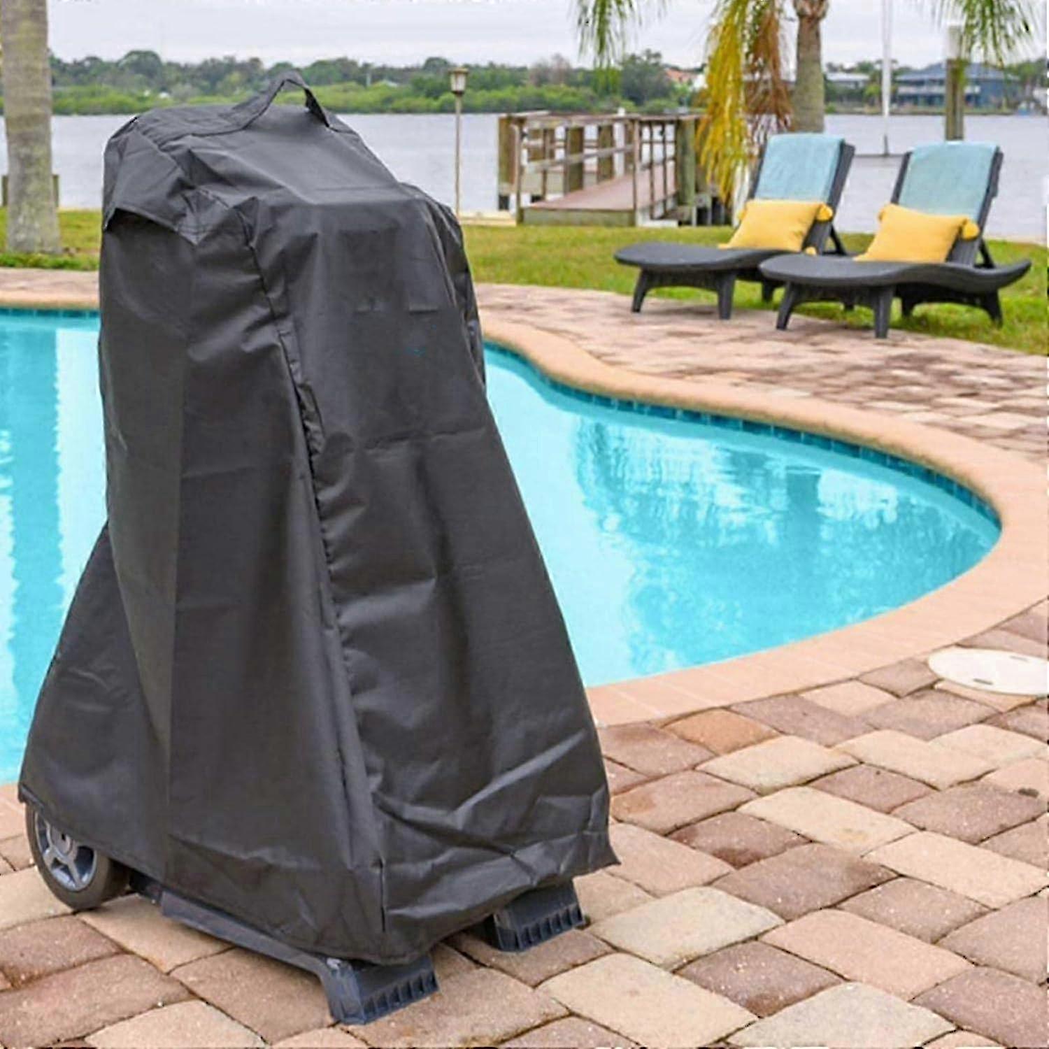 Waterproof Robot Pool Cleaner Caddy Cover - Black, for Dolphin Robot ...