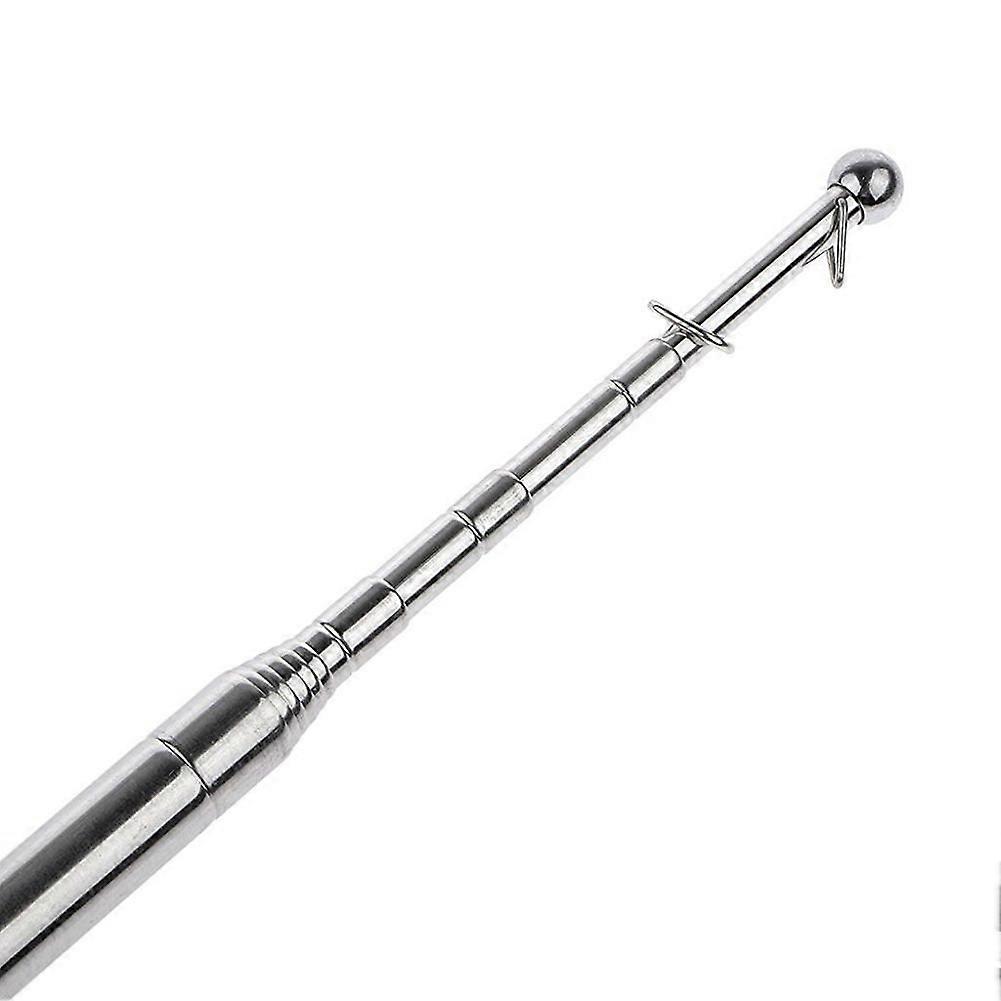 Bærbar sammenleggbar stang 79 tommers teleskopisk flaggstang i ...