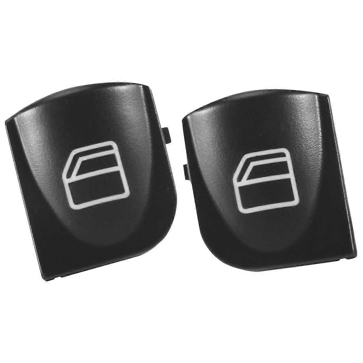 for W203 W208 C Clk Class Front Left+Right Window Switch Button Caps ...