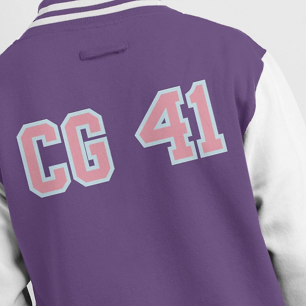 Curious George Pink C G 1941 Men's Varsity Jacket | Fruugo US