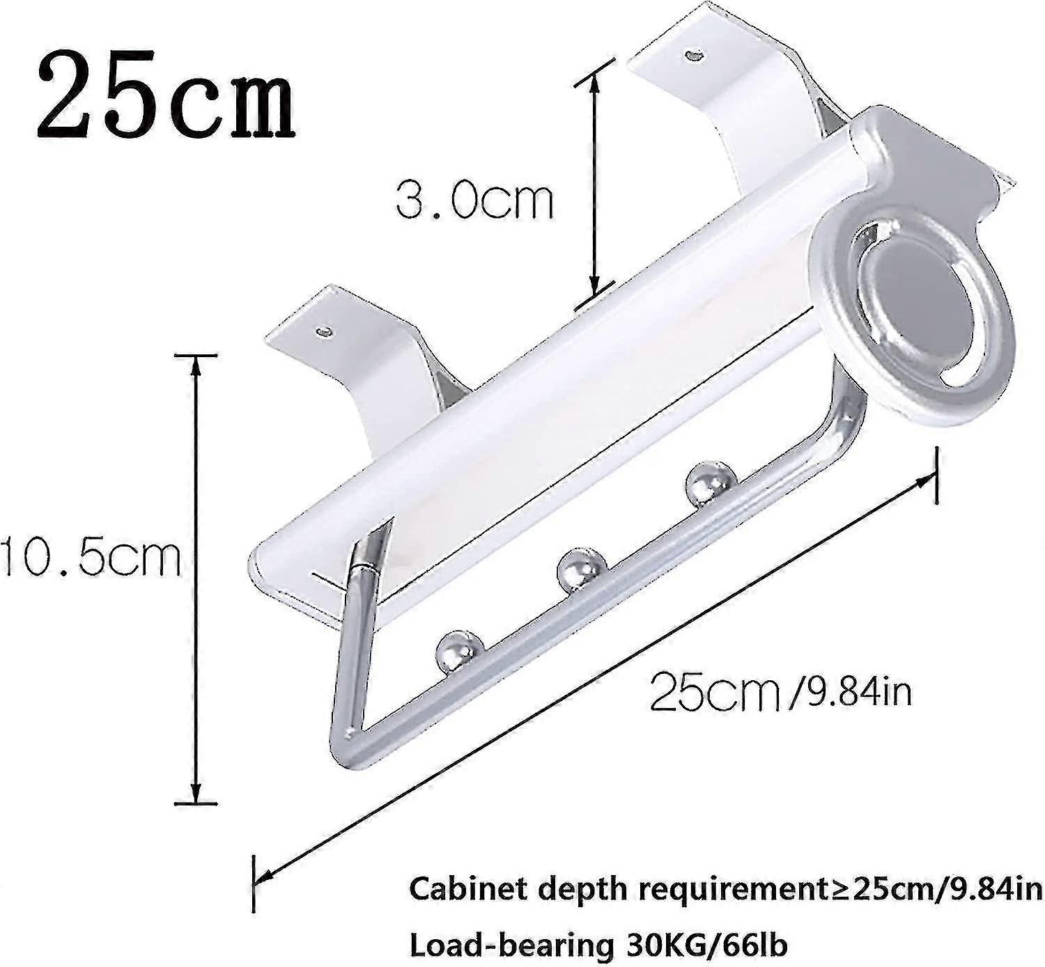 Heavy Duty Pull Out Clothes Rack Trouser Sliding Hanger, Telescopic ...