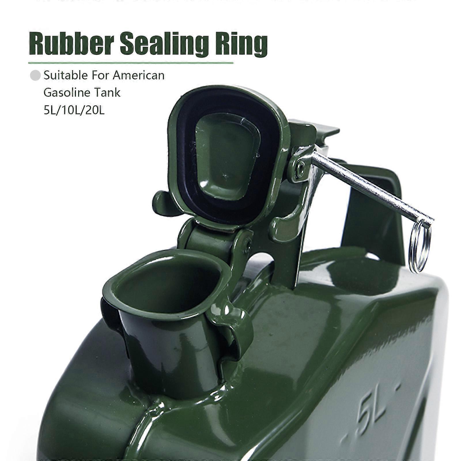 5pcs Jerry Can Gaskets Black Universal Oil Tank Sealing Ring For Sealey ...