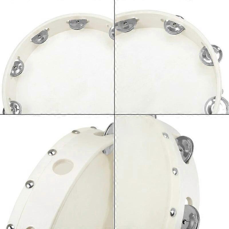 Versatile Handheld Drum Sheepskin Tambourine for Kids Music Enthusiasm and Hand Dexterity ...