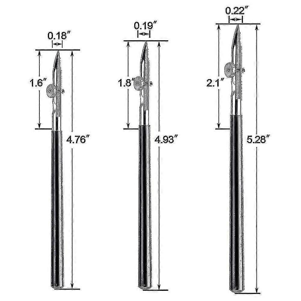 Best 3 Sizes Art Ruling Pen Set, 3 Packs -hinged Masking Fluid Pen ...