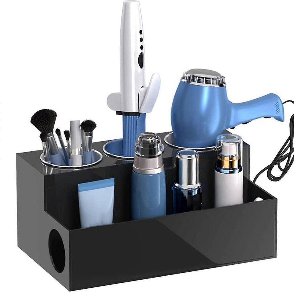 Hair Tool Organizer Acrylic Countertop Hair Dryer and Styling Holder ...