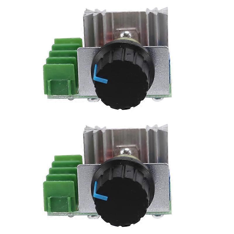 2 Pcs Speed Controller for AC Motor AC 220V 2000W Thyristor Motor Speed ...