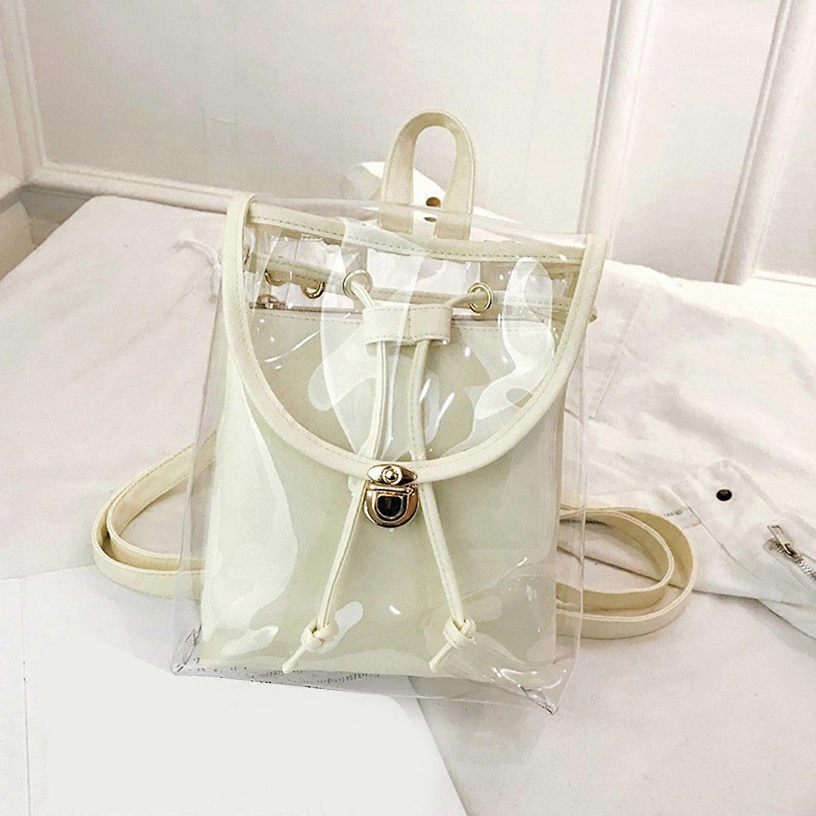 Transparent Backpack Handbag, Transparent Multipurpose Travel Bag ...
