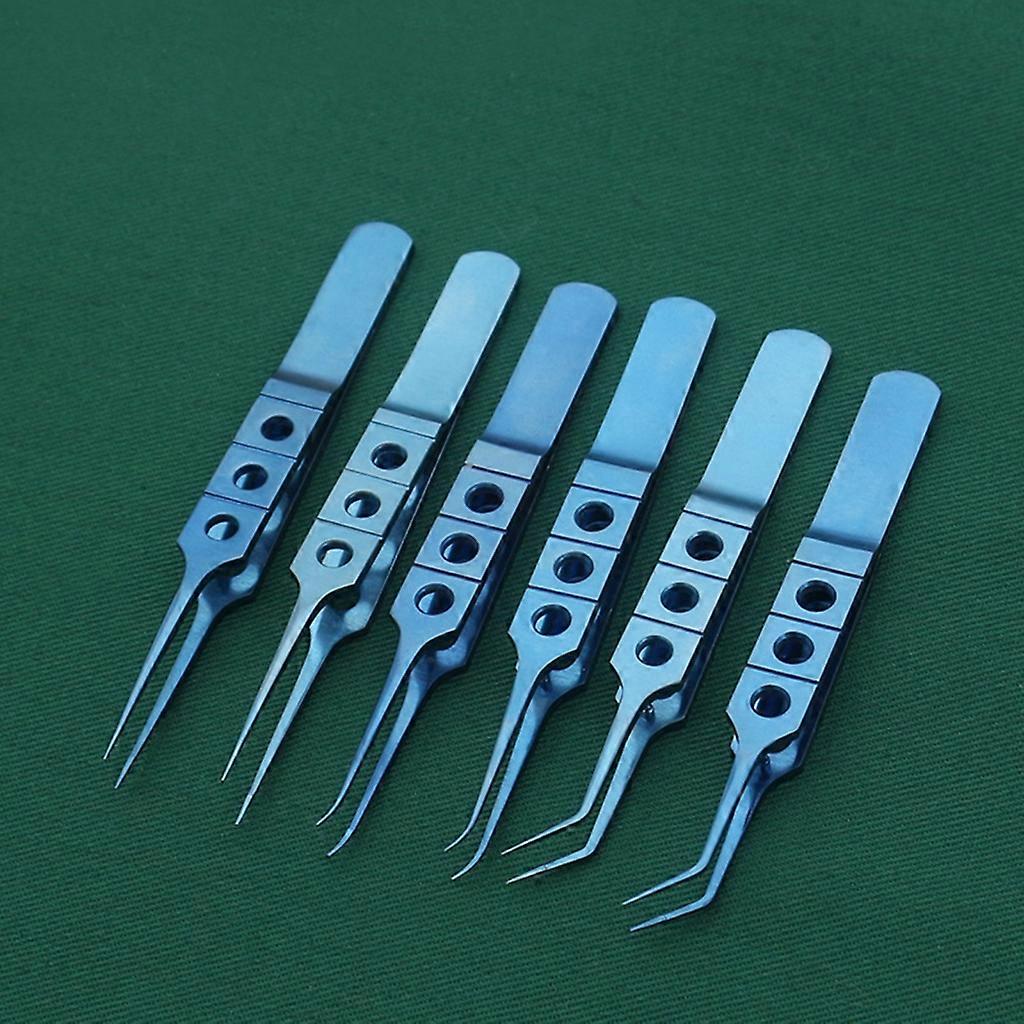 Precision Ophthalmic Forceps 11cm Eyelid Tweezers with Adjustable ...