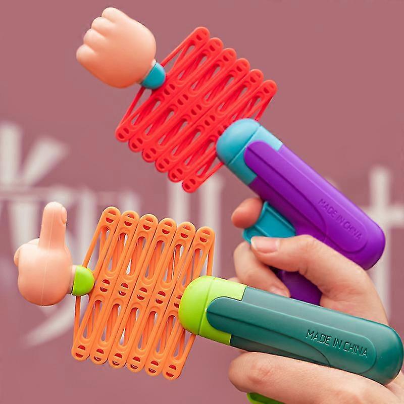 Retractable Fist Shooter Trick Toy Gun Funny Child Prank Toys Kids ...