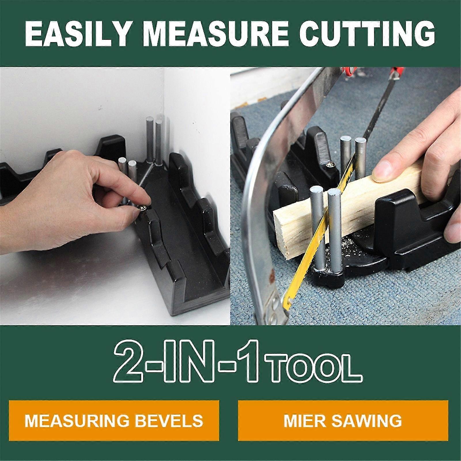Woodworking Miter Angle Cutting Measurement And Sawing 2-in-1 Mitre ...