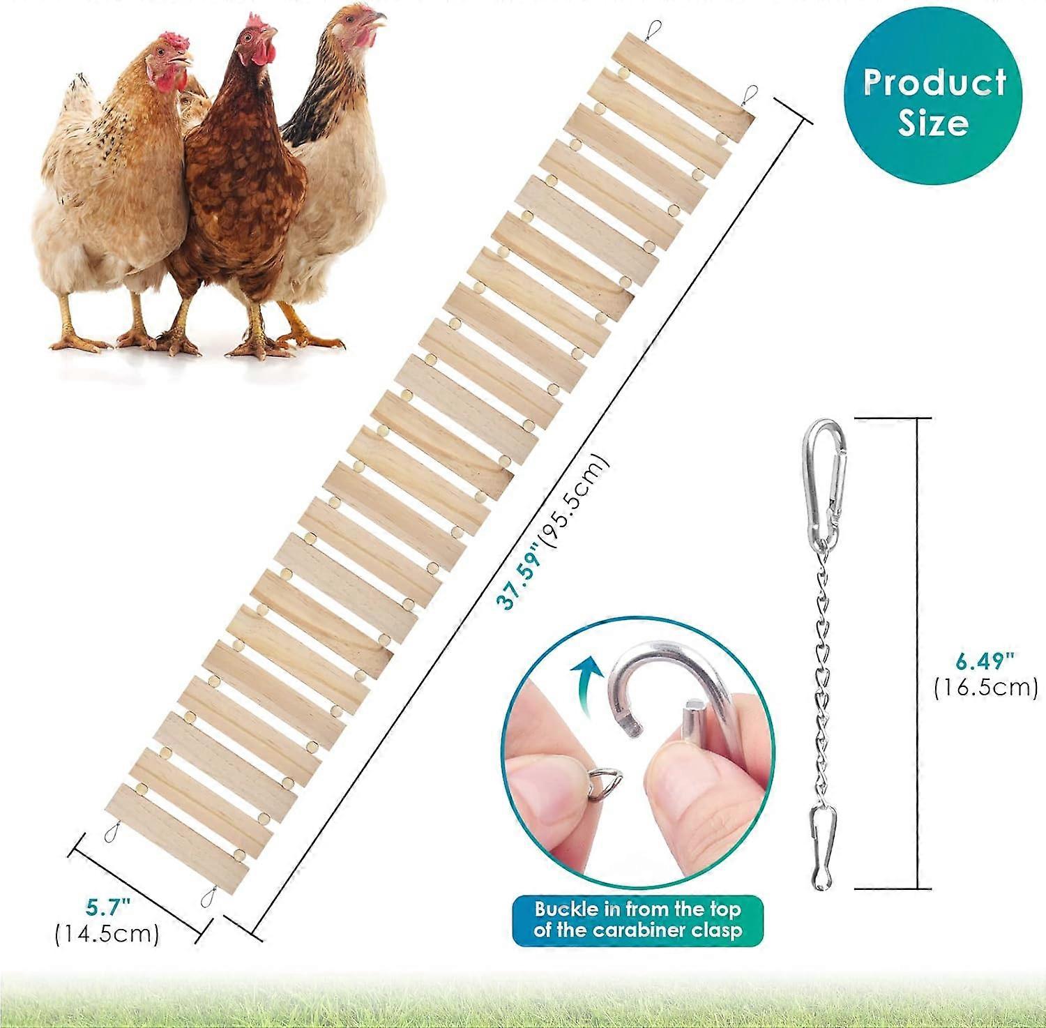 Chicken Swing Chicken Perch Chicken Ladder for Coop Natural Wood ...