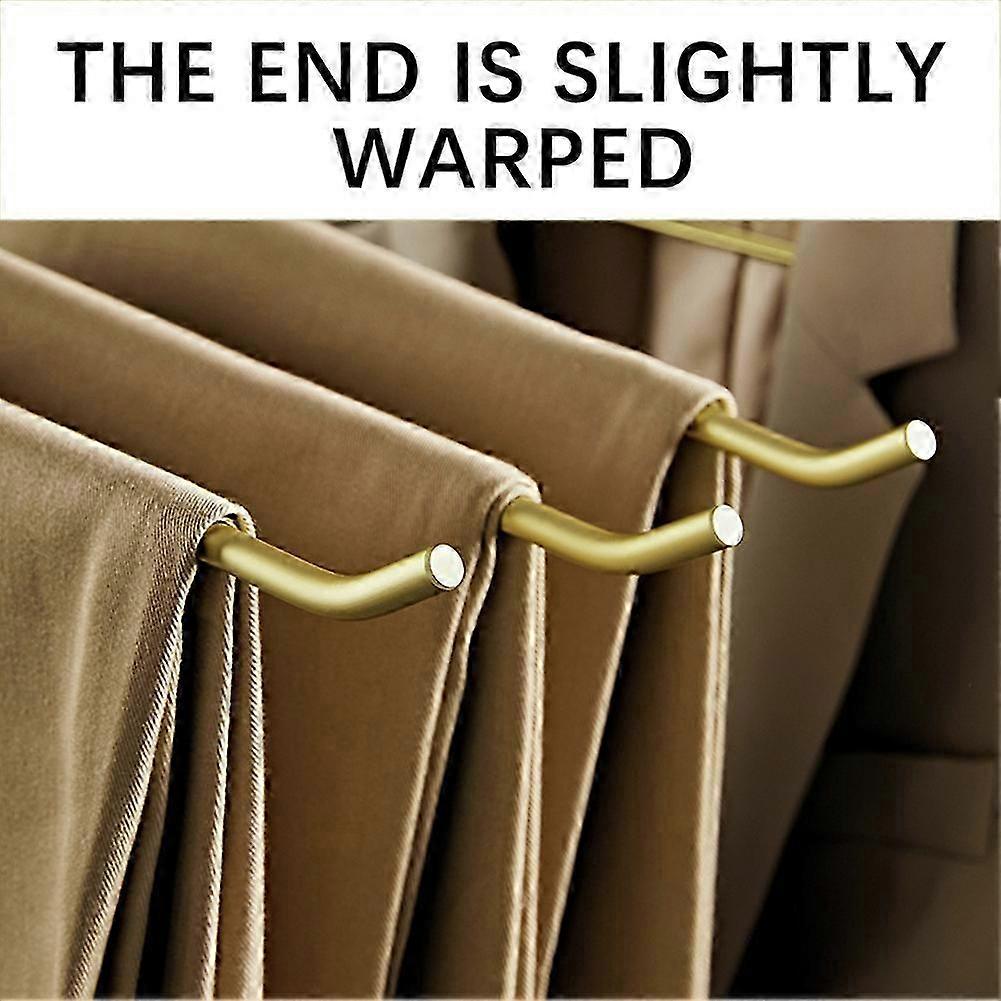 5-pack Aluminum Pants Hangers - Goose Shape Trouser Rack, Z-shaped No ...