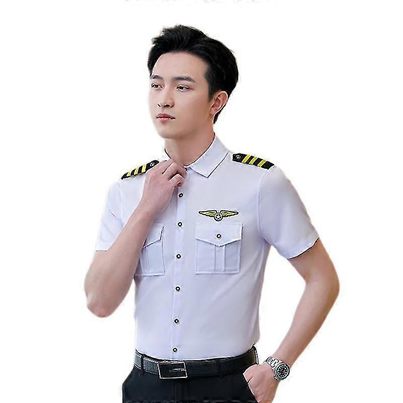 Professional Plane Captain Uniform Air Pilot Force Flight Suit Ktv ...