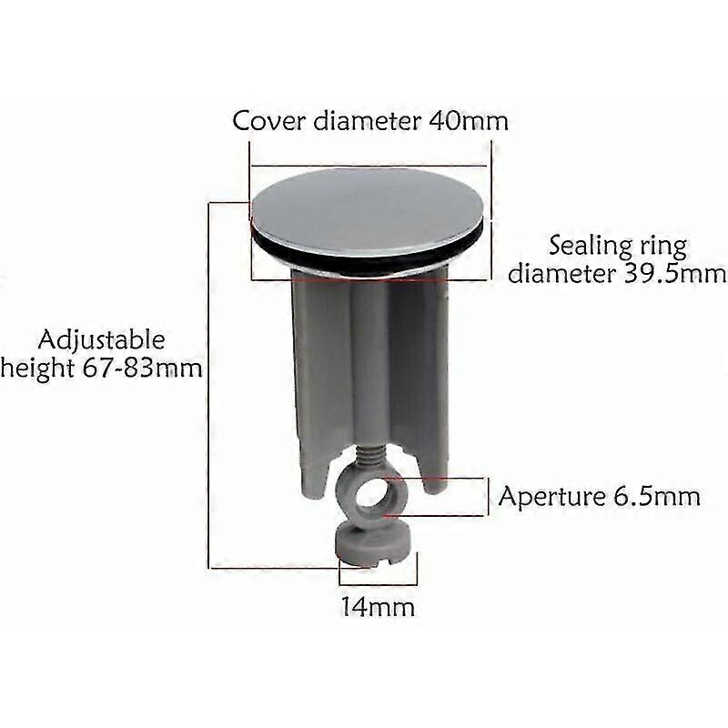 Universal Sink Plug, Universal Bathroom Sink Plug 40 Mm Basin Drain ...