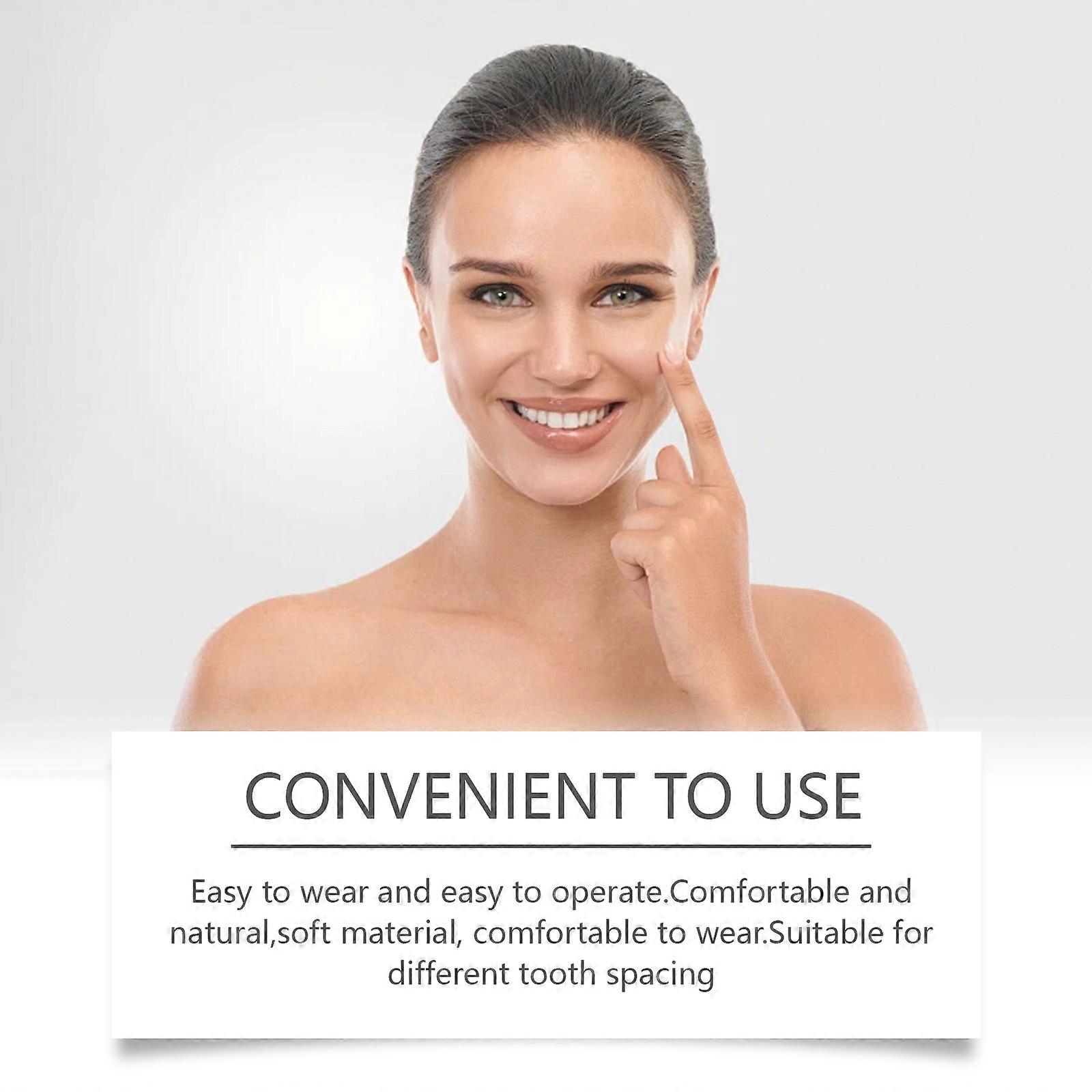 1 Pair False Teeth Veneers Top and Bottom,Instant Veneers Dentures,Clip ...