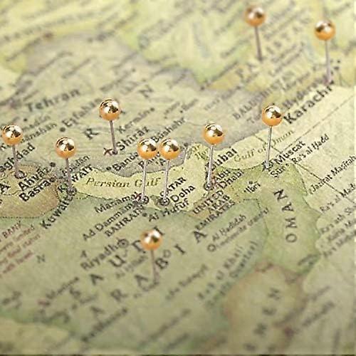 1000 Pieces Push Pins Head Map Push Pins Map Push Pin Head Pin Tacks ...