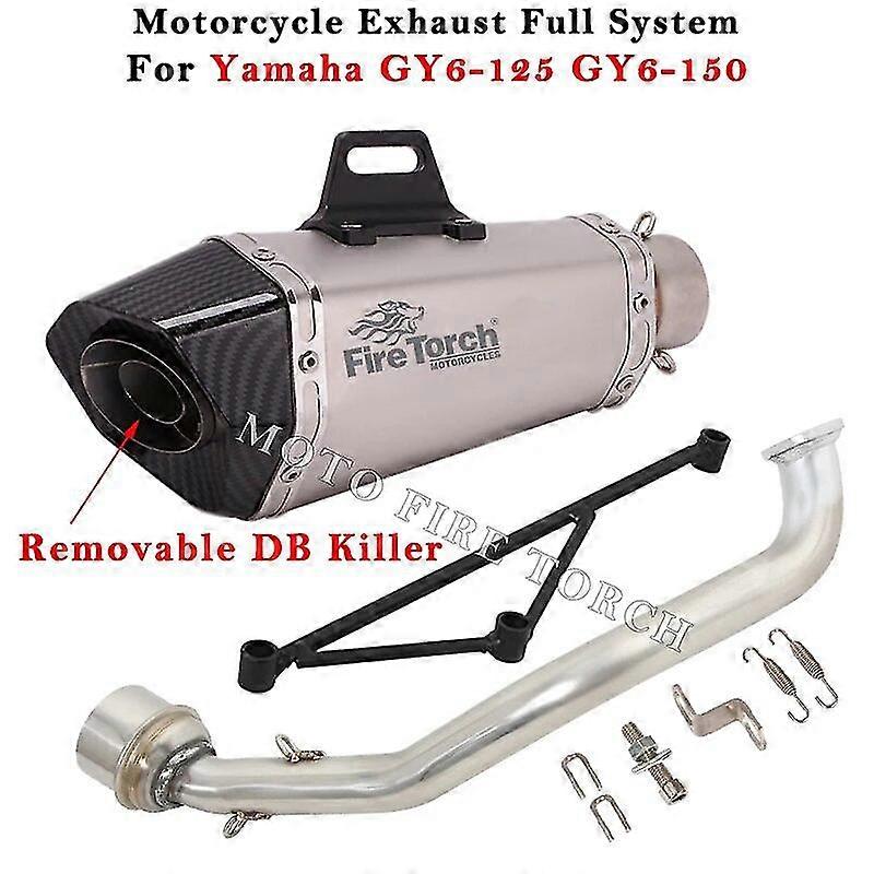 Exquisite exhaust pipeFor YAMAHA GY6-125 GY6-150 GY6 125CC 150CC ...
