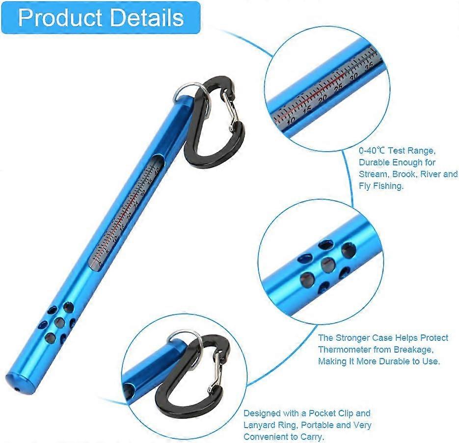 Water Thermometer Outdoor Thermometer Tool Metal Fishing Accessories ...