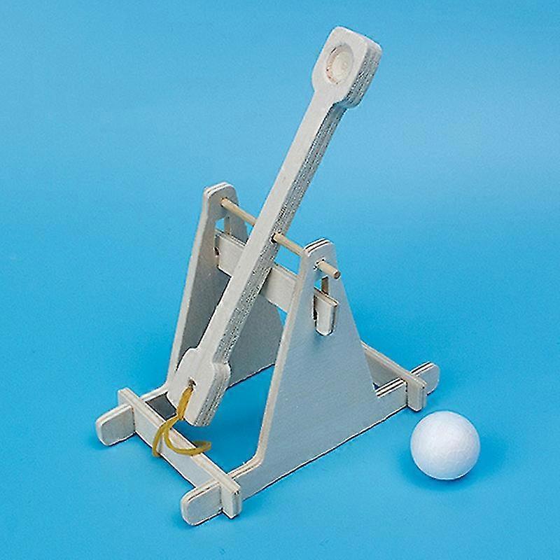 Children Scientific Experiment Diy Trebuchet Toy Handmade Crafts Model ...