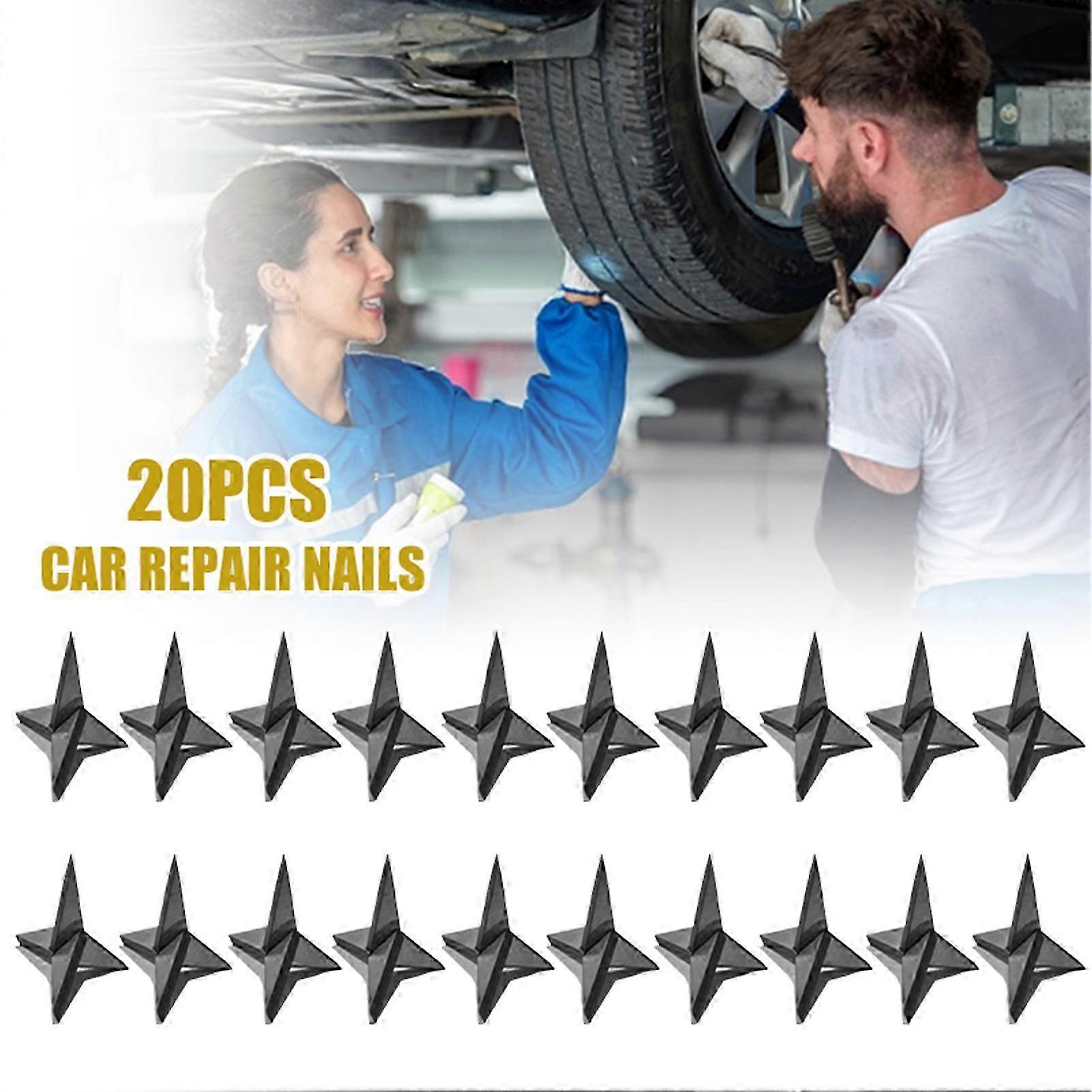 20Pcs Tire Tyre Puncture Nail Spikes Rustproof Corrosion Resistant Anti ...