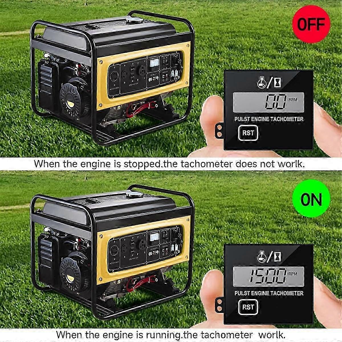 Digital Chainsaw Tachometer Small Engine Tachometer Digital Display ...