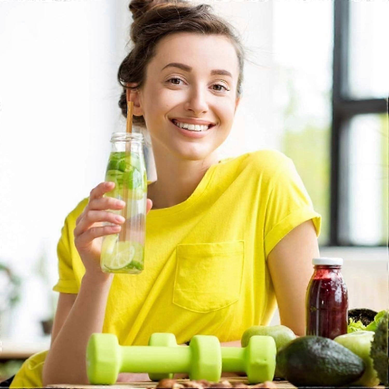 200pcs Sugarcane Straws 8 Inch Compostable Straws Biodegradable Eco ...